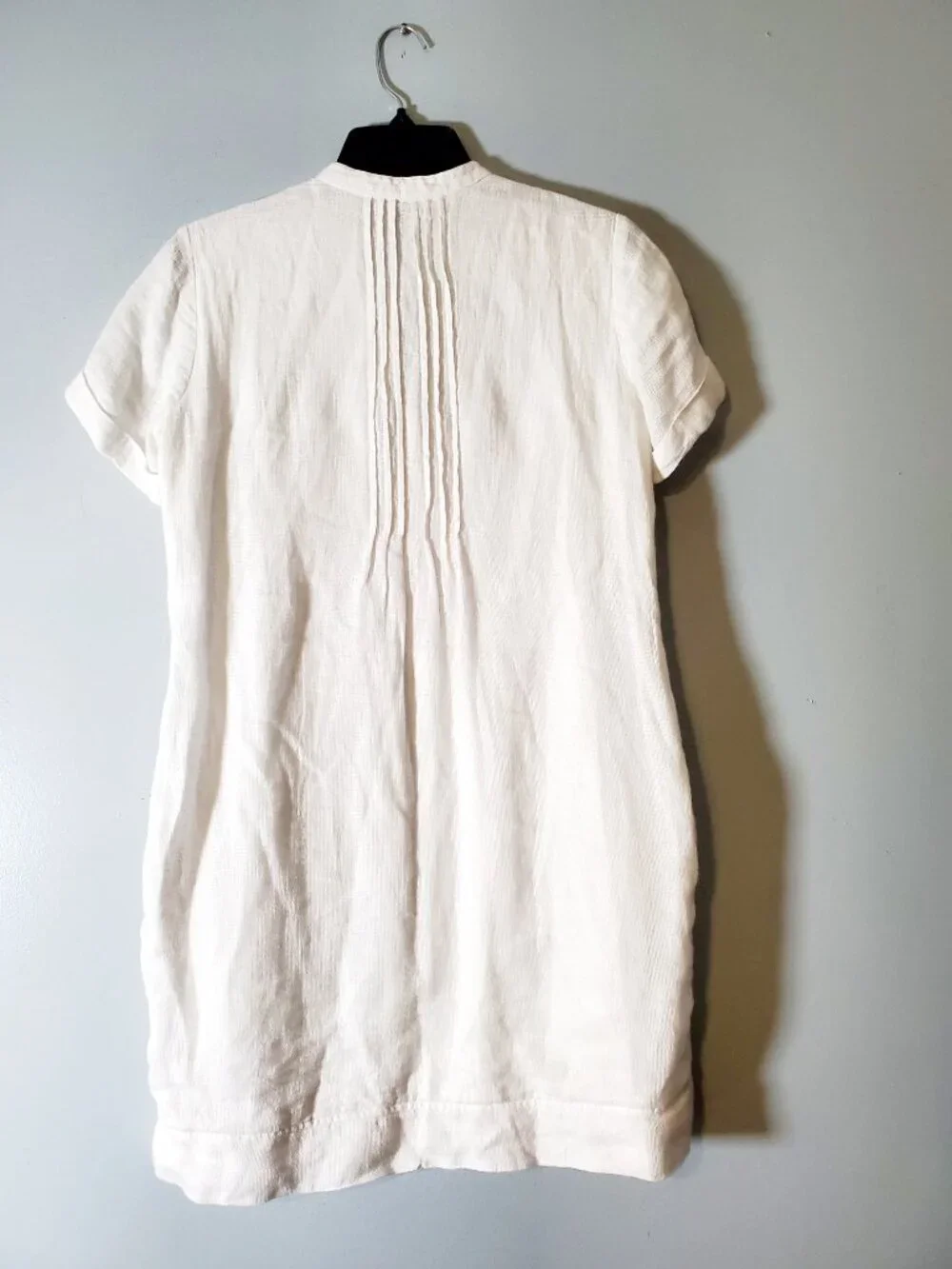 Faherty | Dresses | Faherty Linen White Dress Xs Runs Big Coastal Beach ...